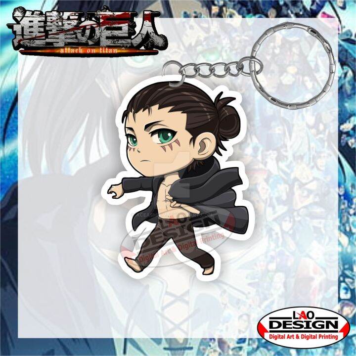 Gantungan Kunci EREN YEAGER Shingeki no Kyojin - Key Chain Shingeki no ...