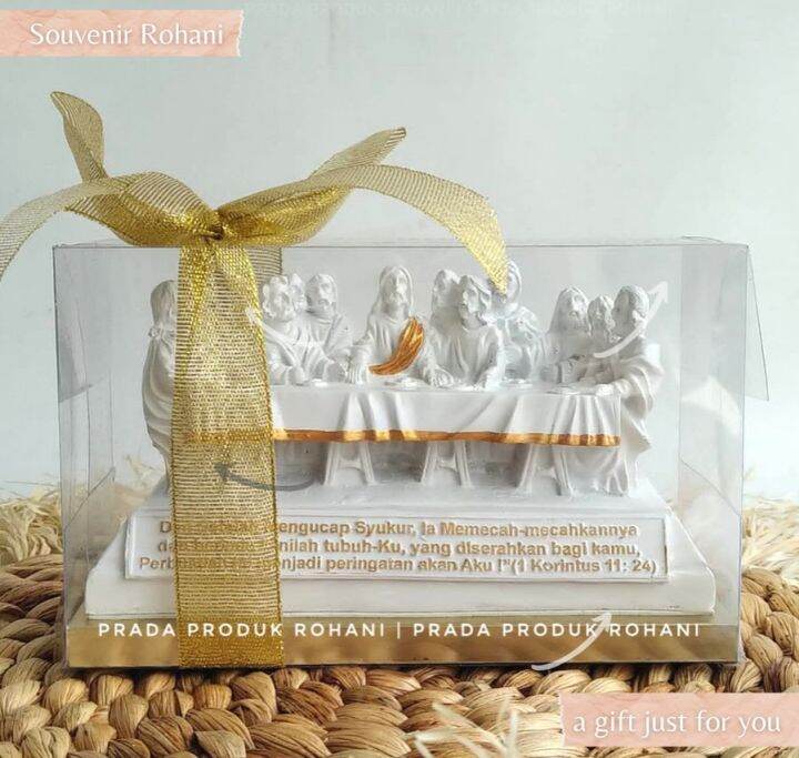 Patung Perjamuan Kudus/Souvenir Rohani/Hadiah Rohani/Kado rohani ...