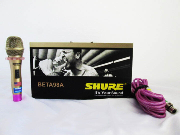 SHURE DYNAMIC WIRED MICROPHONE BETA-98A | Lazada PH