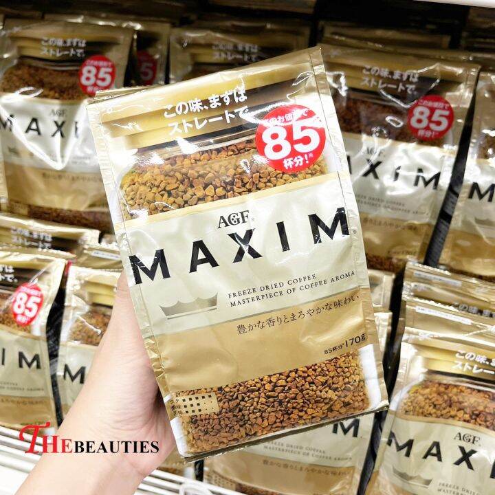 ️พร้อมส่ง ️ Japan AGF Maxim Instant Coffee 170g. 🥛 🍵 🇯🇵 นำเข้าจากญี่ปุ่น 🇯🇵 ครีมสด กาแฟ นม ชา ชา ...