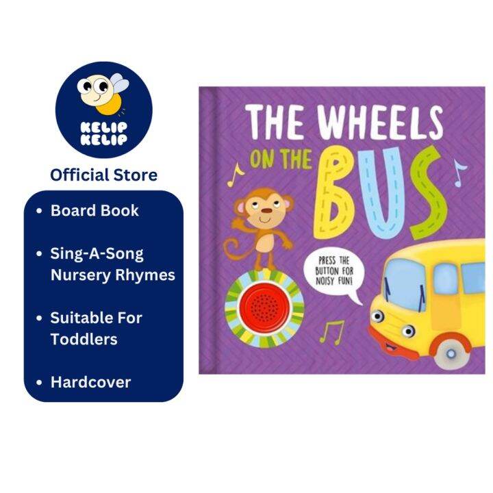 The Wheels On The Bus Sound Book (Hardcover) For Toddlers To Sing ...