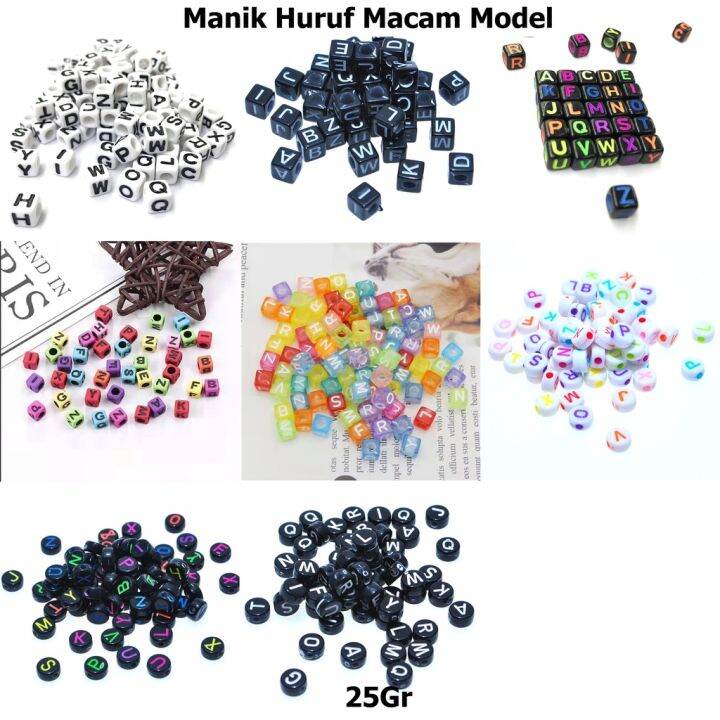 Manik-Manik Kotak Alfabet Bahasa Inggris Rusia Huruf Bentuk Kotak Dan ...