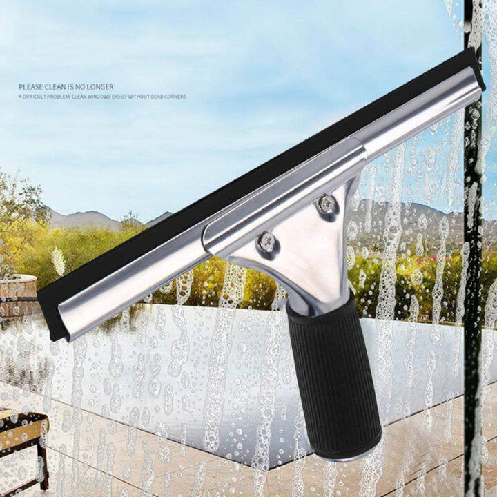 16''Professional Window Squeegee Glass Cleaner Applicator Rubber Wiper ...