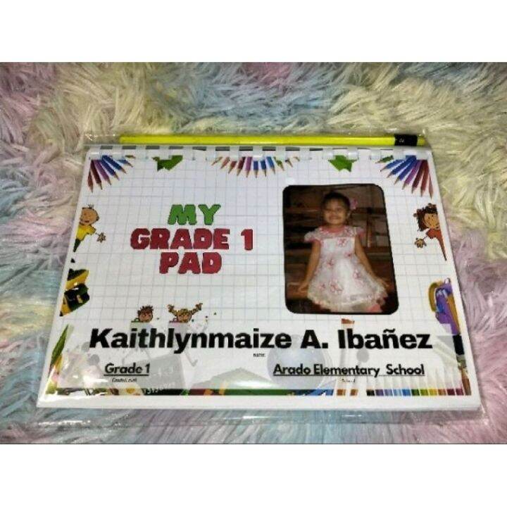 Customized Kinder/ Grade 1/ Grade 2 Pad | Lazada PH