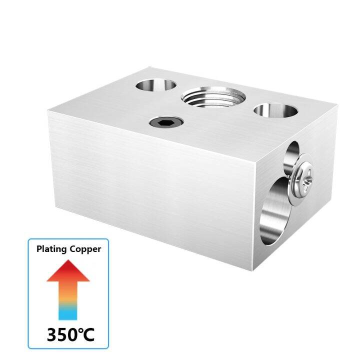 3D Printer Heated Block Alloy Heat Block For Ender 3 S1 /pro Hotend 3D ...