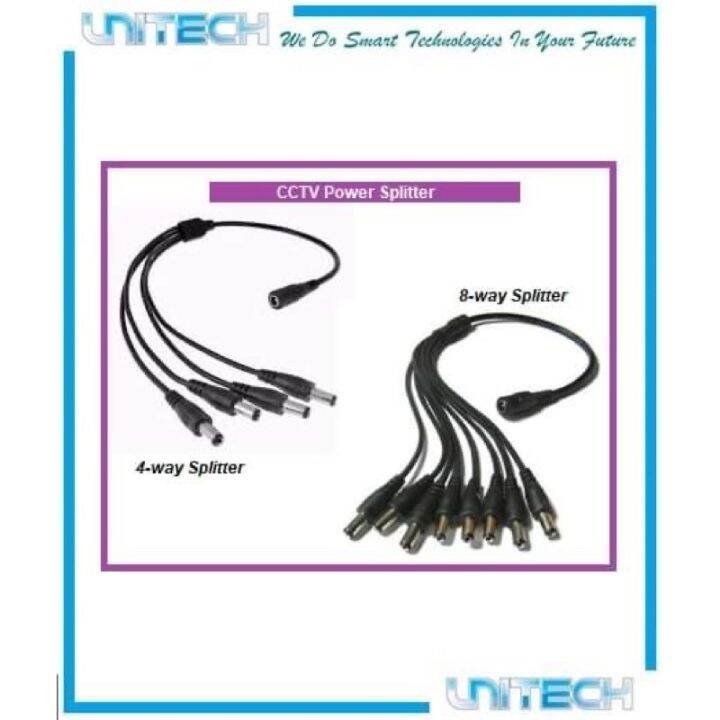 mddml7n CCTV DC POWER SPLITTER ADAPTER (OCTOPUS WIRE) 4 8 WAYS | Lazada PH