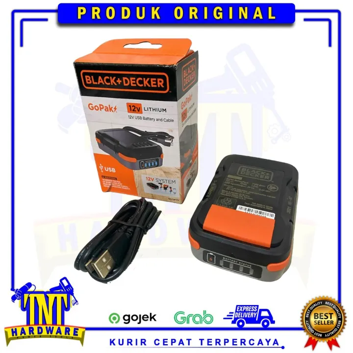 BATERY 12V - GOPAK SYSTEM BATTERY BDCB12U BLACK DECKER 12 volt | Lazada Indonesia