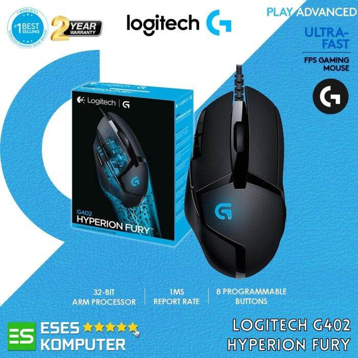 Mouse Logitech G402 Hyperion Fury RGB | Ultra-Fast FPS Mouse Gaming ...