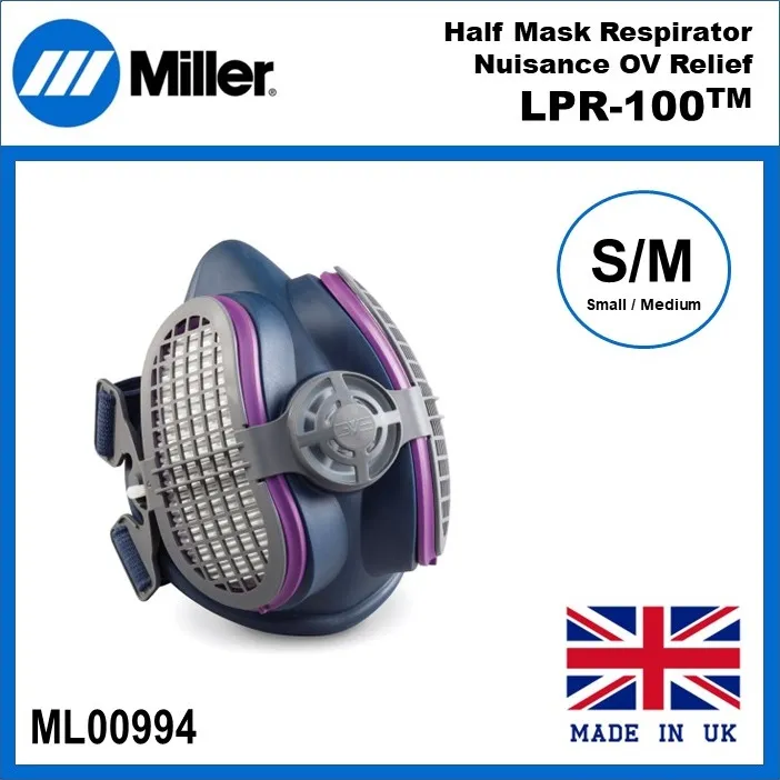 Miller LPR-100 Half Mask Respirator, Nuisance OV Relief, S/M - ML00994 | Lazada PH