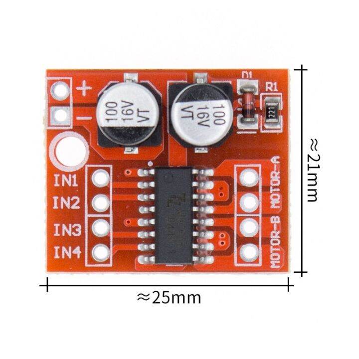 2 DC motor drive module reversing PWM speed dual H bridge stepper motor ...
