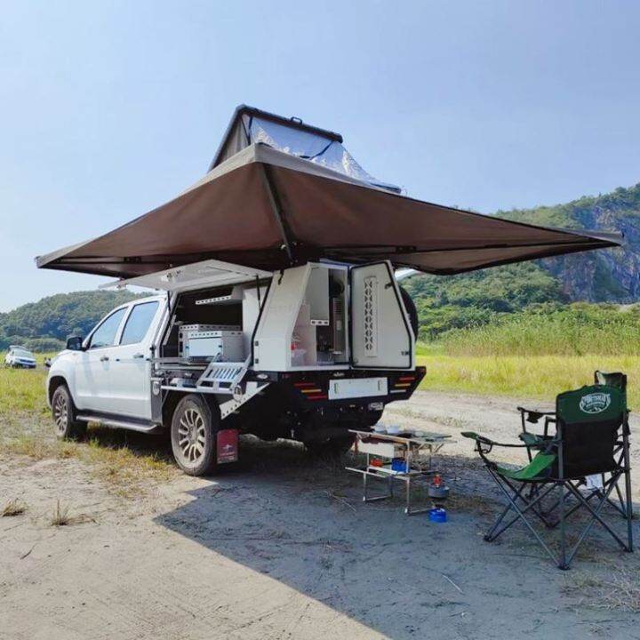 Off-road vehicle fan-shaped side tent side tent 270 car-mounted awning ...
