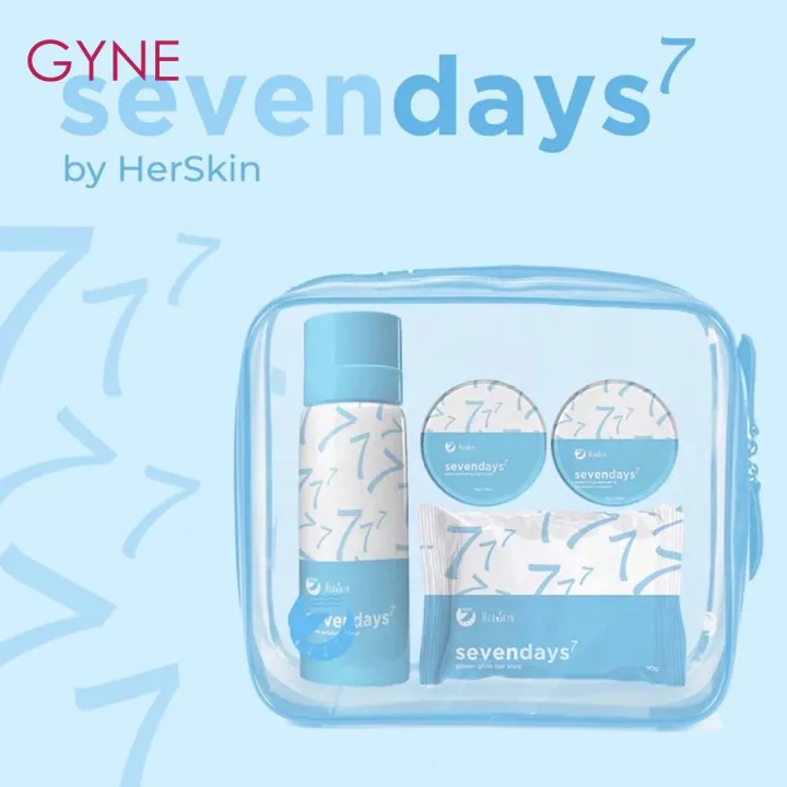 HerSkin Sevendays Seven Days 7 Days Power Exfoliating Set, Intense ...
