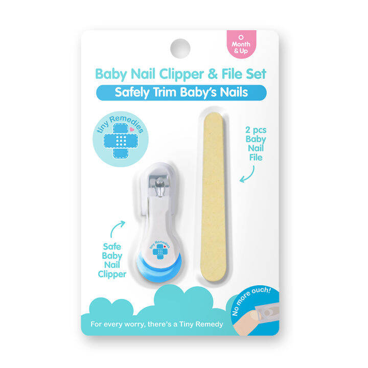 Tiny Remedies Baby Nail Clippers & File Set | Lazada PH