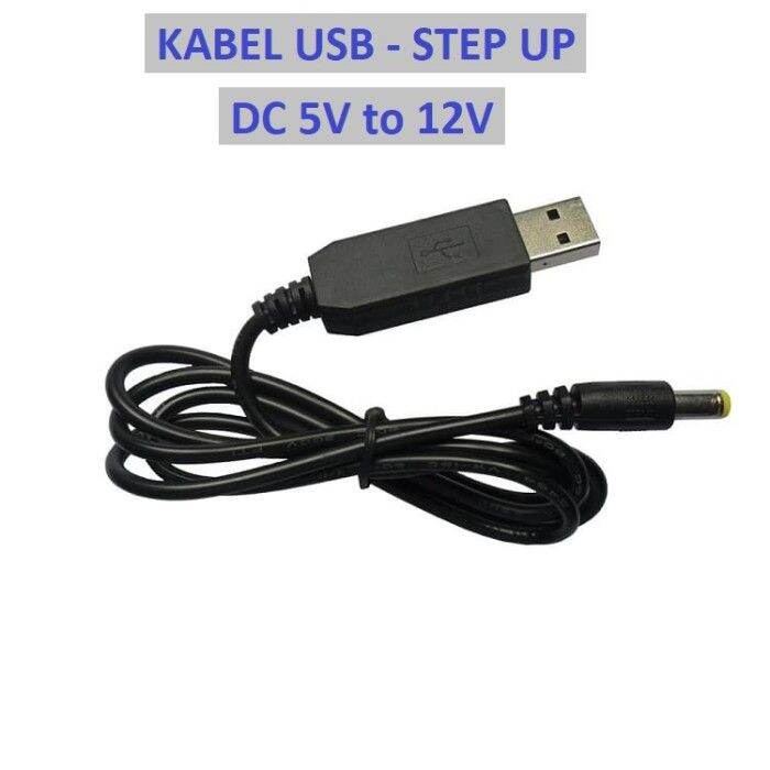 Kabel Step Up USB 5v to 12v DC Cable Converter Adapter 12 volt | Lazada ...