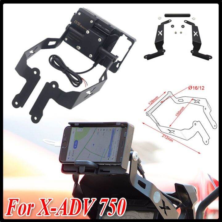 Motorcycle For HONDA X-ADV 750 Mobile Phone Navigation Bracket GPS ...