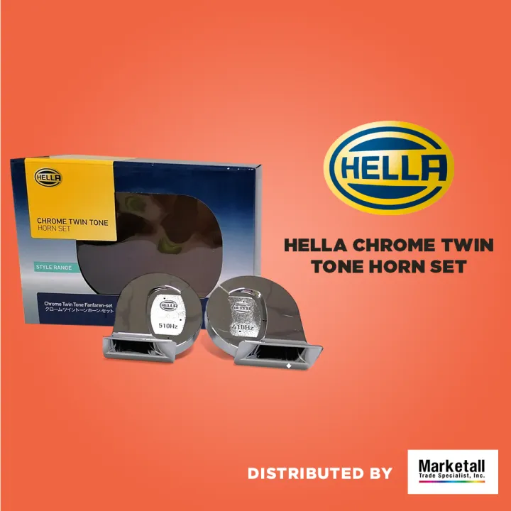 Hella Chrome Twin Tone Horn Set | Lazada PH