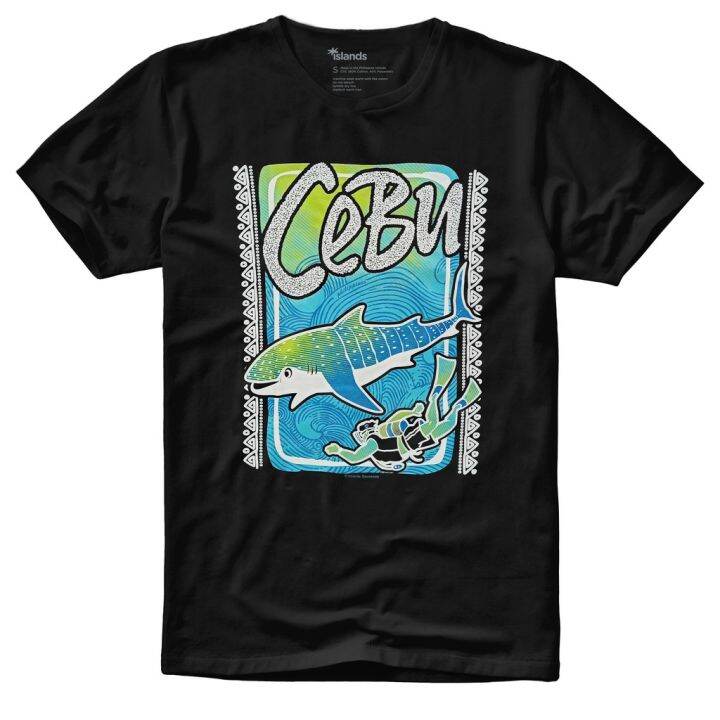 Islands Souvenirs Cebu Langoyngoy Men's Shirt Black | Lazada PH