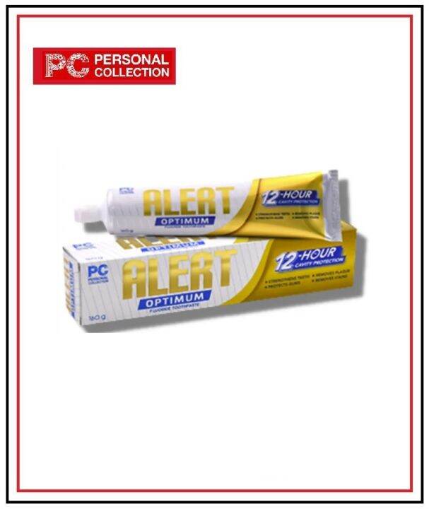 ALERT OPTIMUM FLUORIDE TOOTHPASTE 160 G | Lazada PH