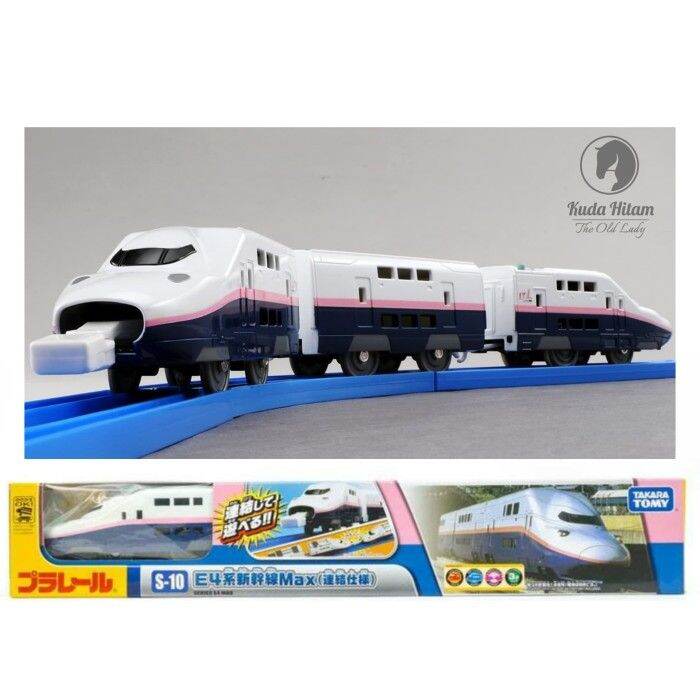 Takara Tomy Plarail S-10 Shinkansen Series E4 Max Connect Gimmick Mainan Kereta Api | Lazada ...