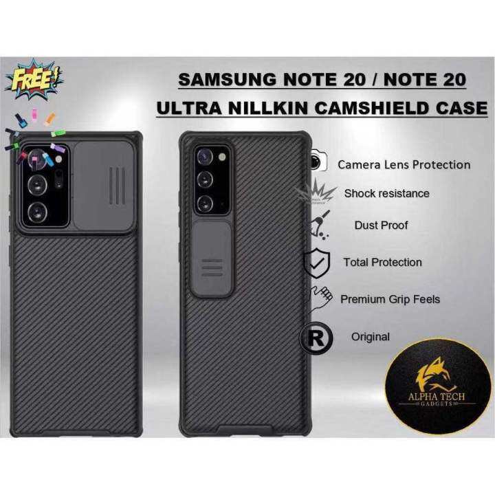 Samsung Note 20 / Note 20 Ultra Case Original Nillkin Camshield Camera ...
