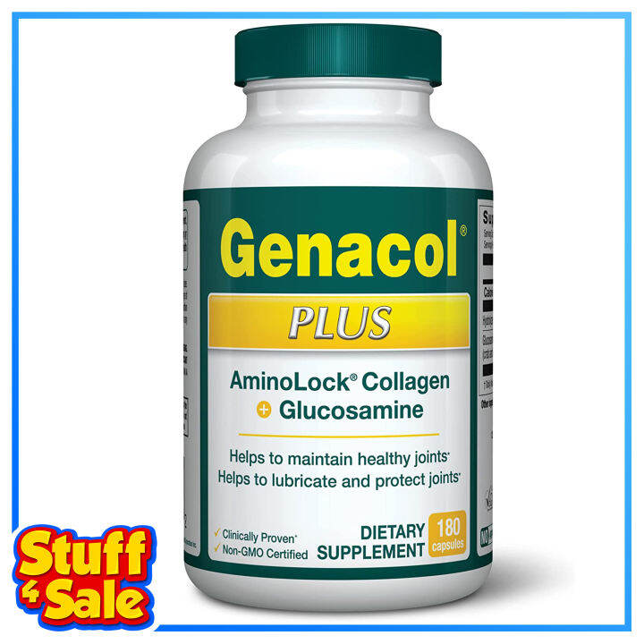 GENACOL Plus Glucosamine Aminolock Collagen Dietary Supplement 90 / 180 Capsules | Lazada PH