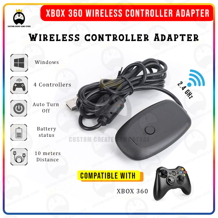 MICROSOFT XBOX360 PC Controller Wireless USB Receiver - Adaptor - Win 7 ...