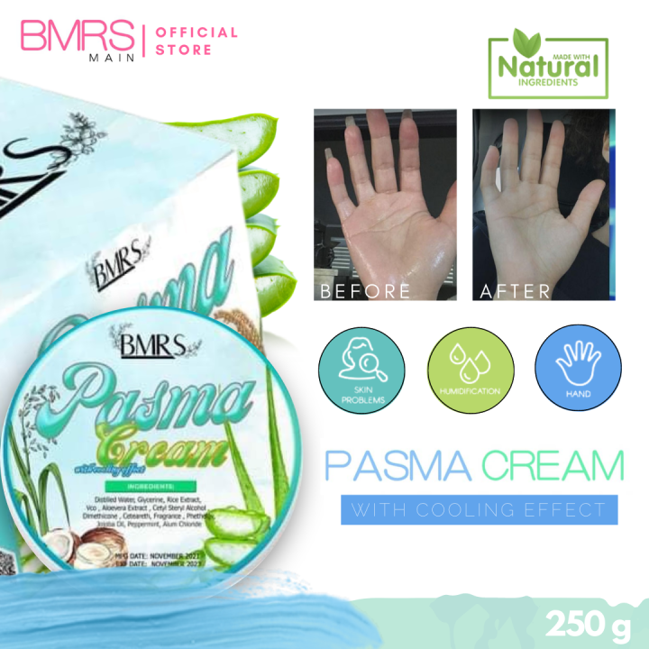 Original BMRS PASMA CREAM with cooling effect 10g [for sweaty HANDS ...