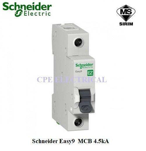 Schneider Easy9 16A 1 Pole MCB 4.5KA Type C | Lazada