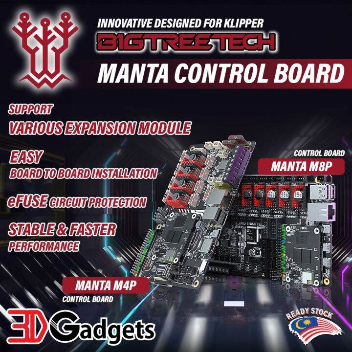 BIGTREETECH Manta M4P / M8P Mainboard 32bit Direct Connect for CB1 ...