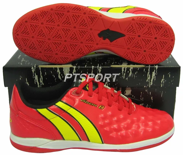 รองเท้ากีฬา รองเท้าฟุตซอล PAN PF-14W7 VIGOR VIII PANTRO แดงเหลือง ...