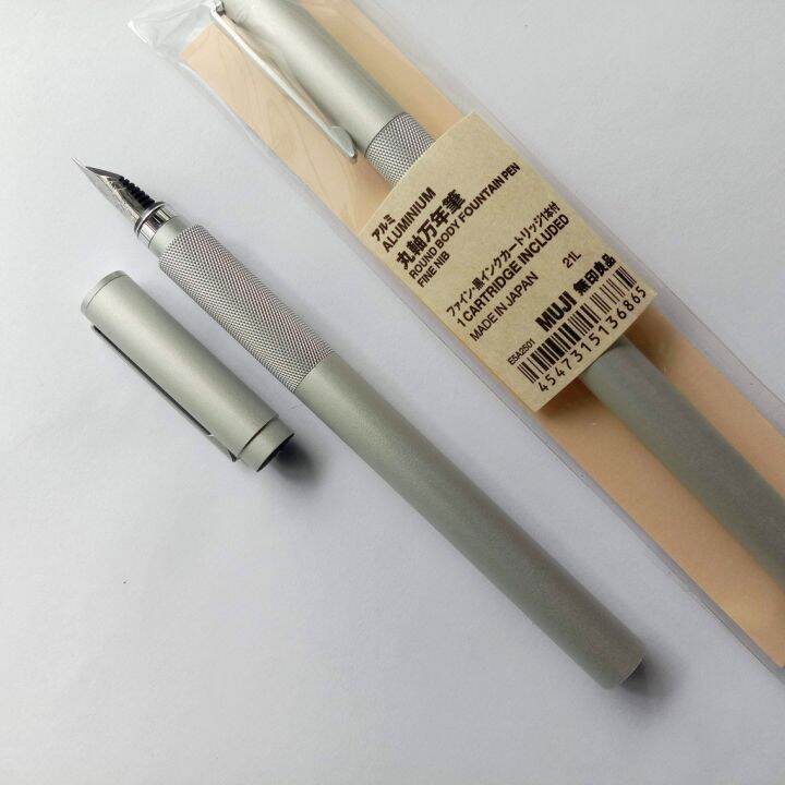 MUJI Aluminum Fountain Pen — Made in Japan — Size 5 Nib | Lazada PH