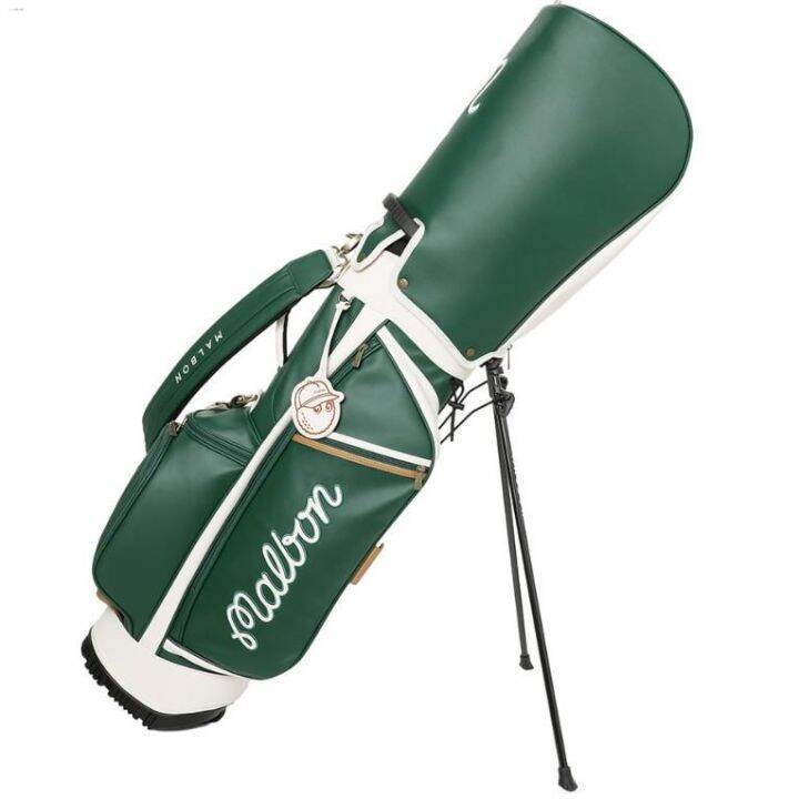 Malbon Golf Bag Golf Stand Bag Ultra-Light Trendy Brand Two-Cap Lightweight Standard Club Bag ...