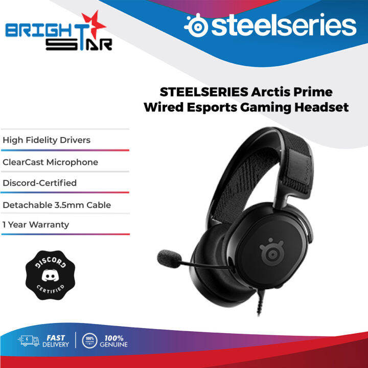 STEELSERIES Arctis Prime Wired Gaming Esports Headset - 61487 | Lazada