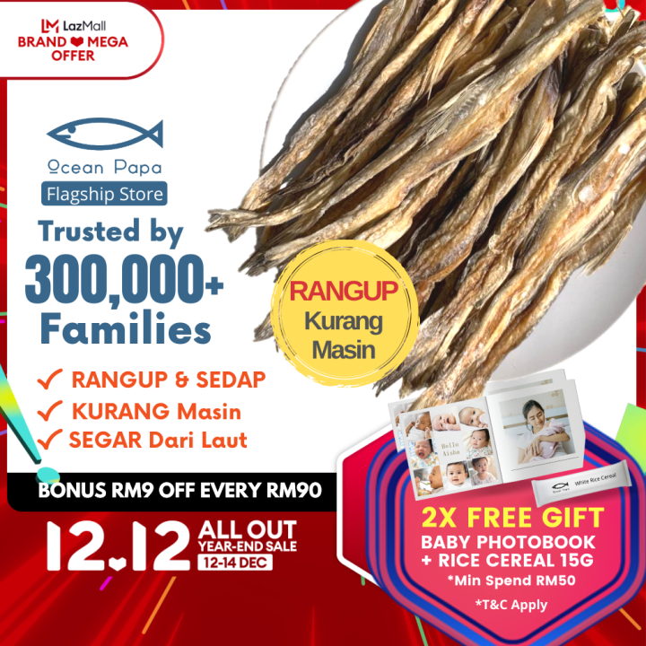 Ocean Papa Ikan Masin Rumi Batang / Ikan Sitting Gred AAA (80G ...