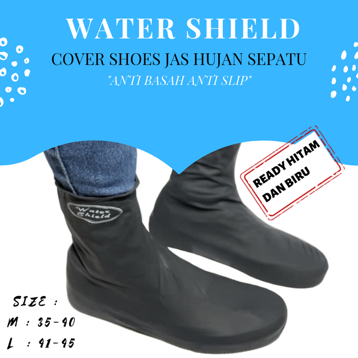 COVER SEPATU ANTI AIR HUJAN KEKINIAN - PELINDUNG SEPATU DARI HUJAN ...