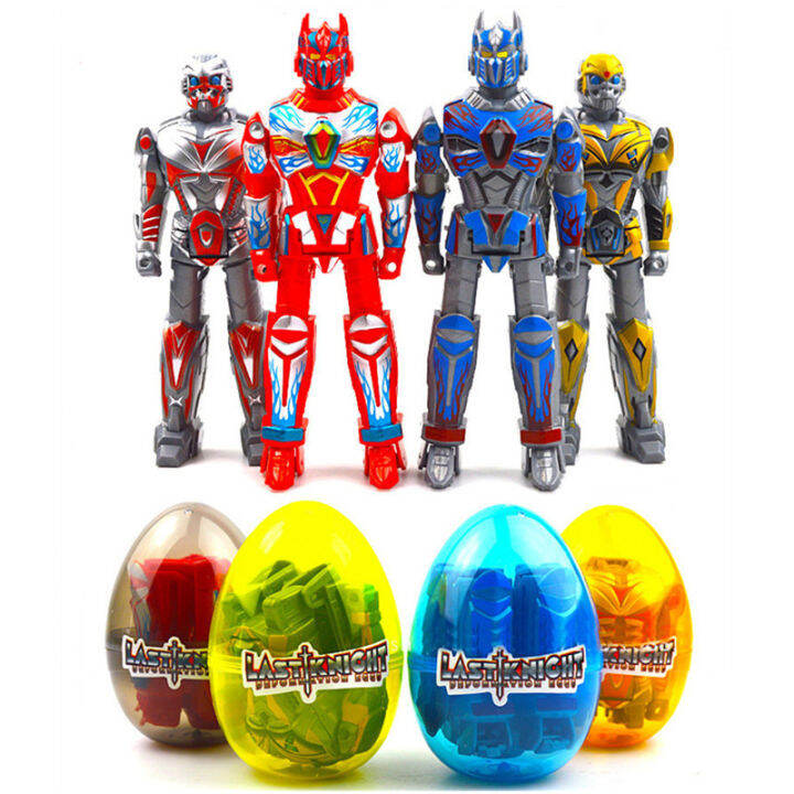 4Pcs/set Anime Transformers Robot Egg 14CM MINI Deformation Bumblebee ...