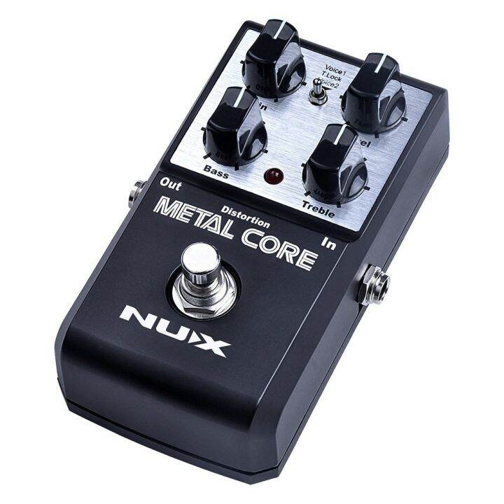 Nux Metal Core Distortion Effect Pedal Tone Lock Preset Ftion Electric ...