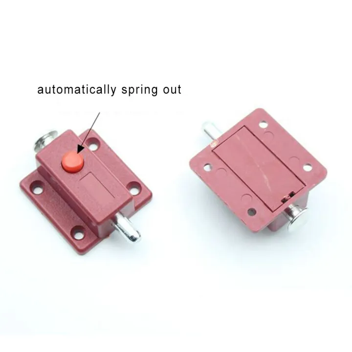 FANI Durable Automatic Window Accessories Cabinet Door Bolt Lock Push ...