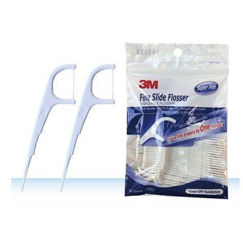 โปรโมชั่น+++ ไหมขัดฟันชนิดด้าม จาก 3M (Fine slide dental flosser) 1 ซอง ...