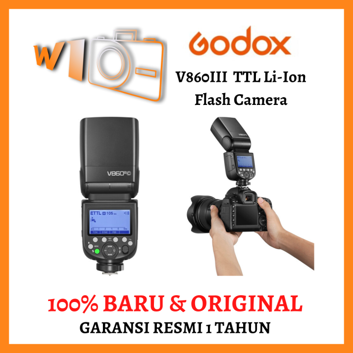 Godox V860III Canon TTL Li-Ion Flash Kit V860 Mark III V 860 RESMI ...