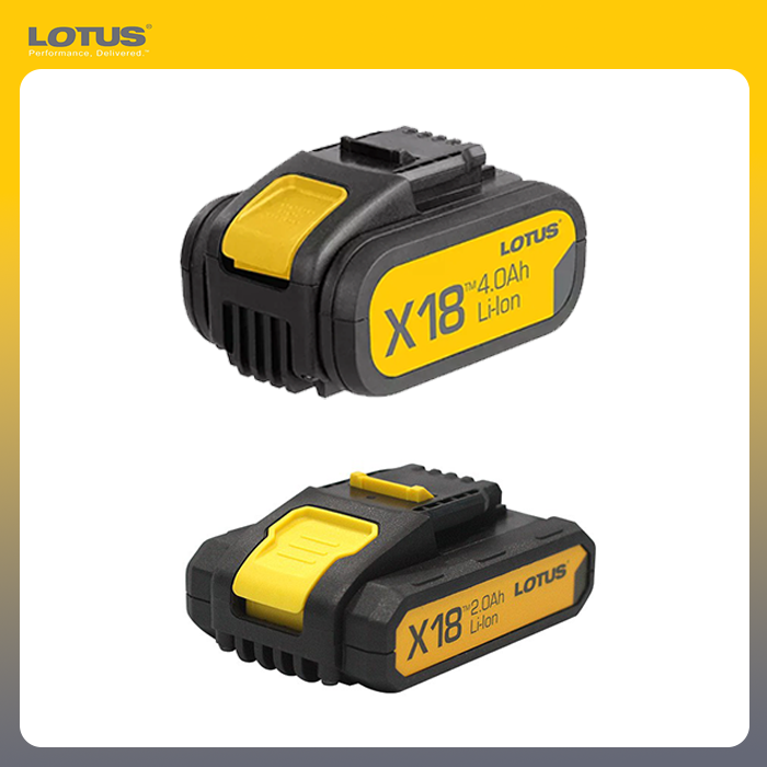 Lotus X18 Battery Pack 18V (2ah or 4ah) | Lazada PH