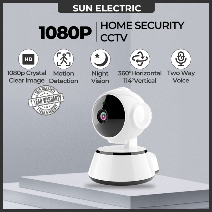 FHD WiFi CCTV IP Camera Security Home Network Video Surveillance Night ...