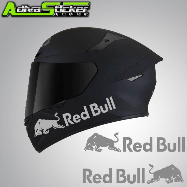 2pcs sticker red bull cutting sticker redbull stiker banteng stiker ...
