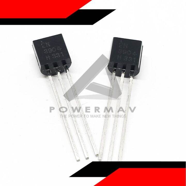 2pcs original 2n3904 transistor Bi-Polar NPN Transistor hFE 300 200mA ...