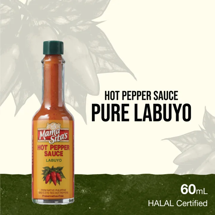 Mama Sita's Pure Labuyo (Hot Pepper Sauce) 60 mL | Lazada PH
