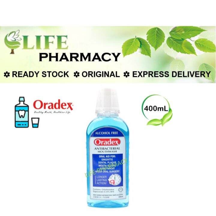 ORADEX ANTIBACTERIAL MOUTHWASH 400mL/750ml | Lazada