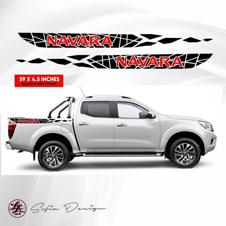 Nissan Navara Body Sticker Body Decals Cut out Vinyl Sticker | Lazada PH