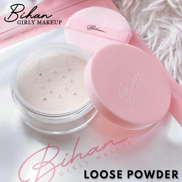 Bihan Loose Powder / Bihan Girly Makeup BGM Translucent Matte Setting ...