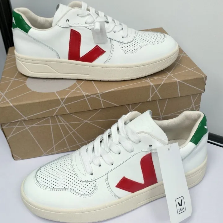 V-Shaped White Shoes Little Red Book Recommendation Veja V-10 Series ...
