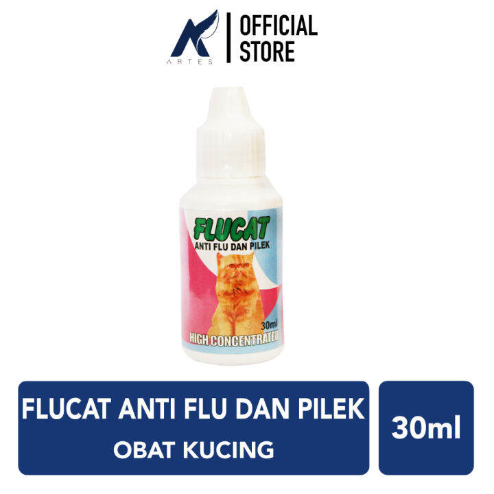 FLU CAT ANTI FLU & PILEK Obat Antibiotik-Antibiotic Demam-Batuk-Bersin ...